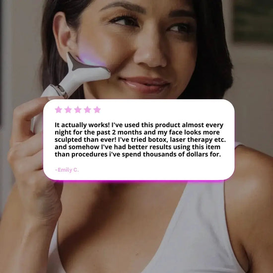 LUMINESCE - Microcurrent LED Light Therapy Beauty Device